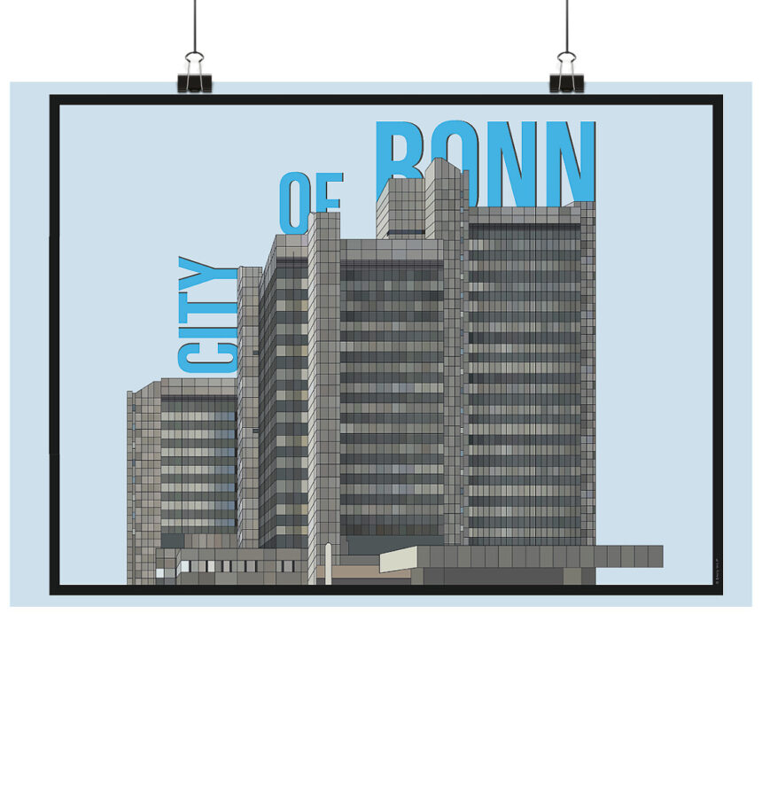 Bonn Poster - Illustrationen aus der Bundesstadt